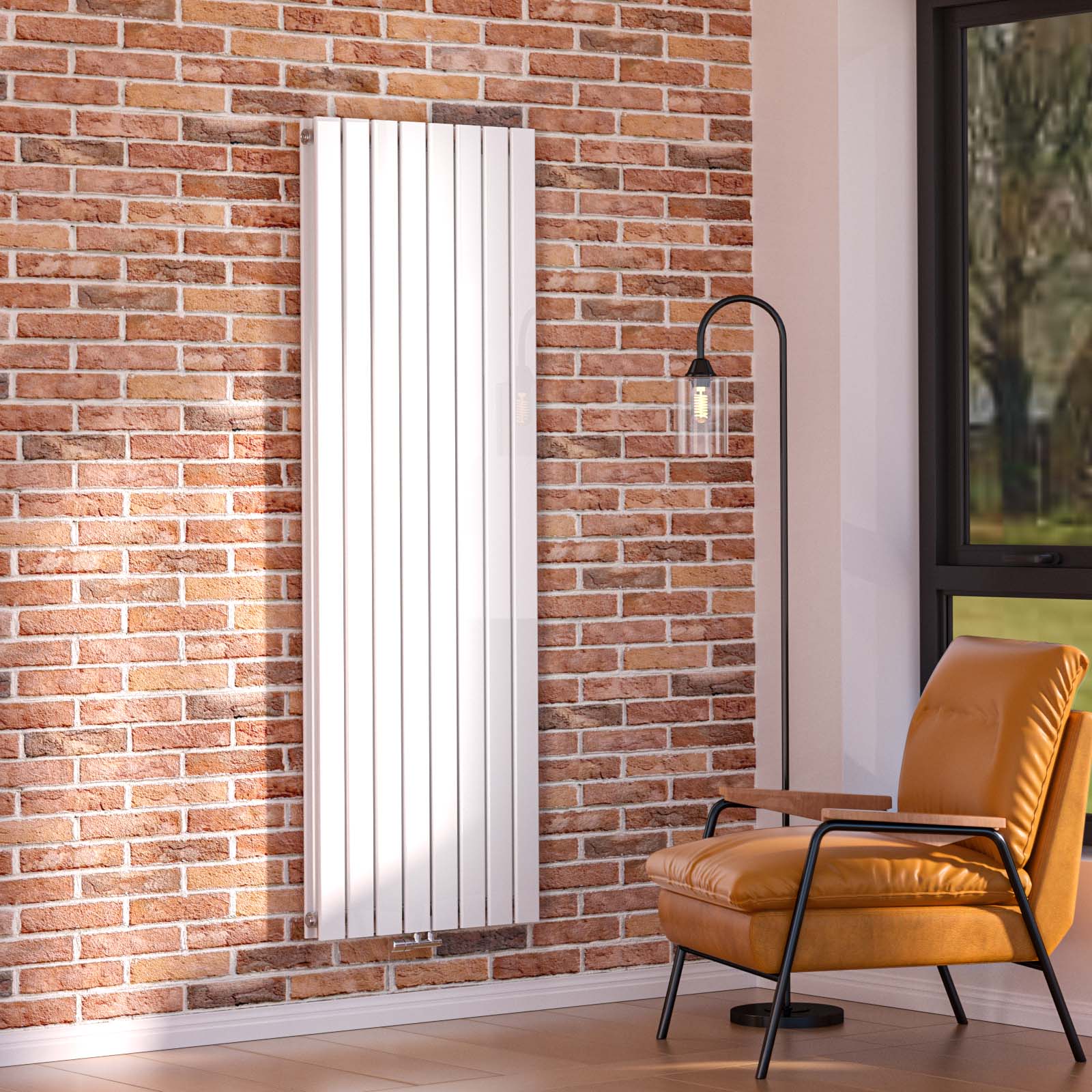 Design Heizkorper Wohnzimmer Vertikal